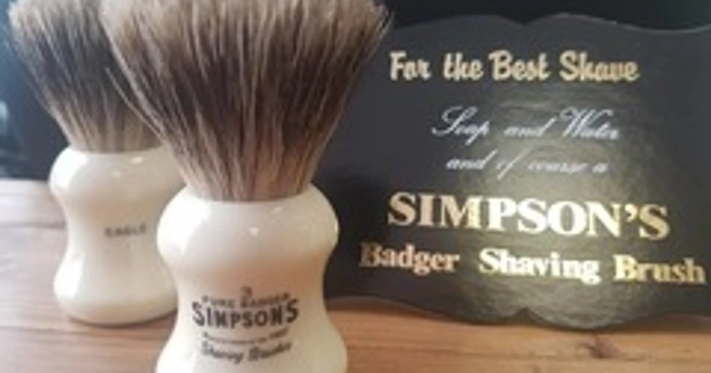 Simpsons Eagle 3 Pure Badger Shaving Brush