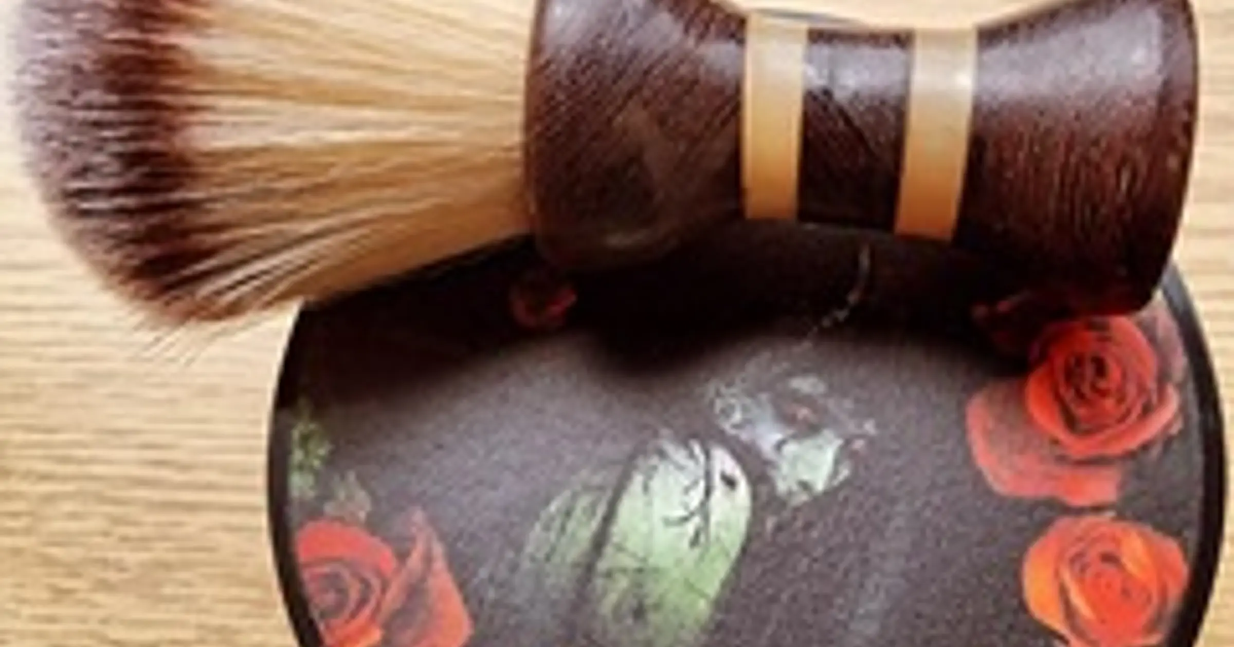 Bog Oak and Buffalo Horn Shaving Brush