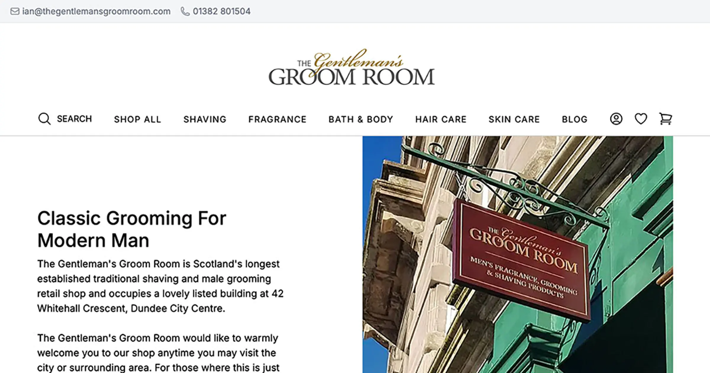 The Gentlemans Groom Room